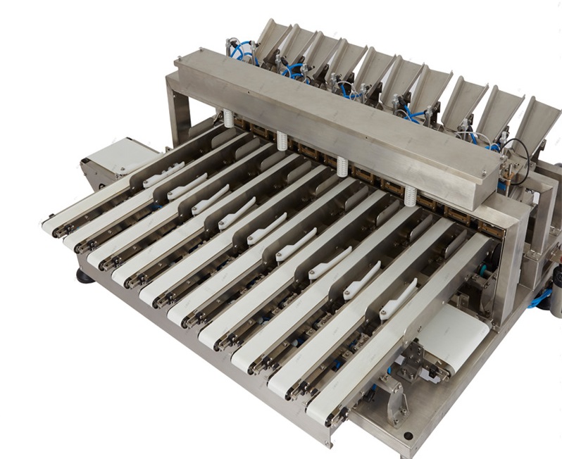 10-Lane Small Package High Speed Multi-track Check Weigher Multi-lane ...